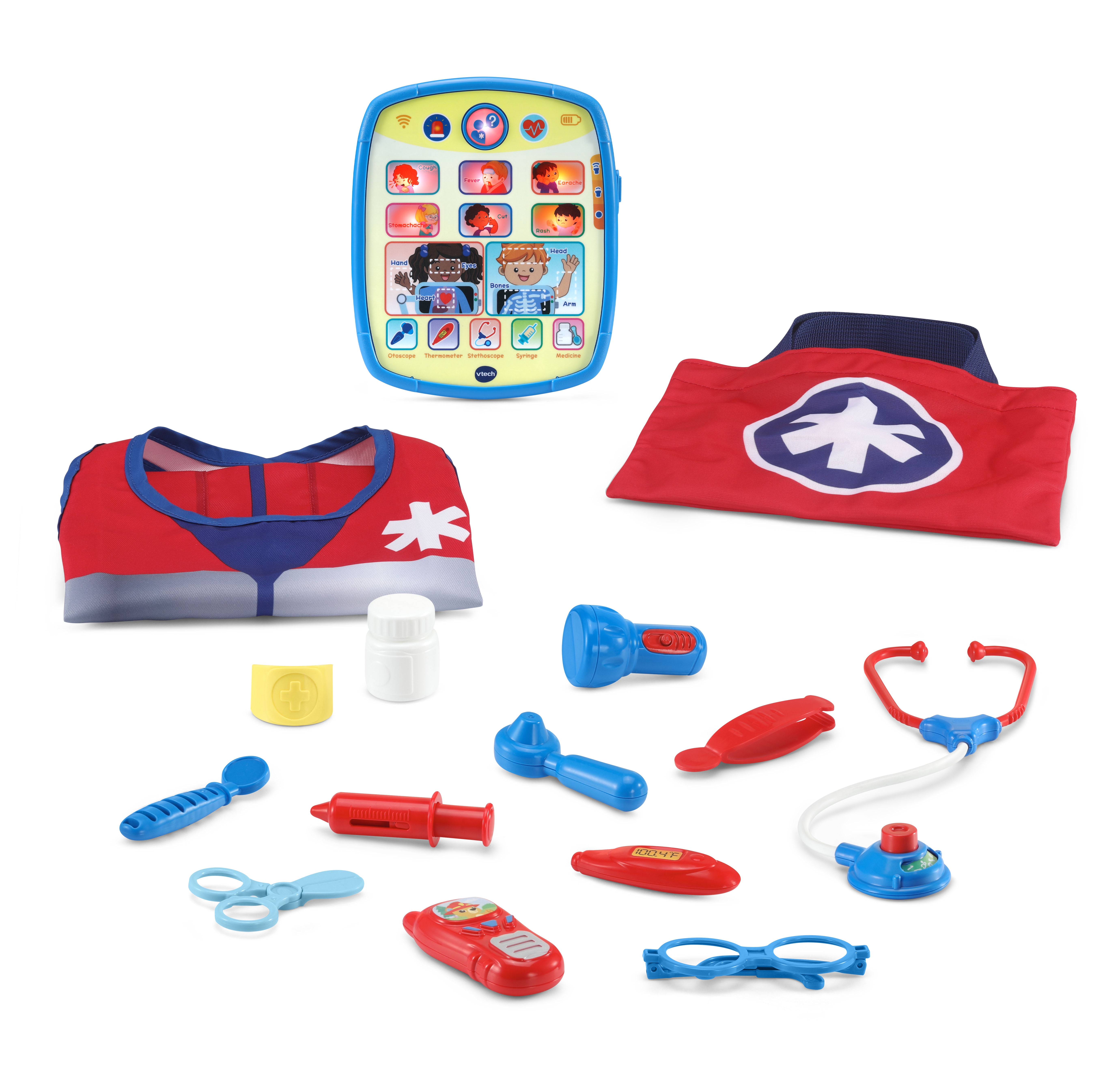 VTech First Responder Smart Rescue Set 15-Piece Kit With Tablet ...