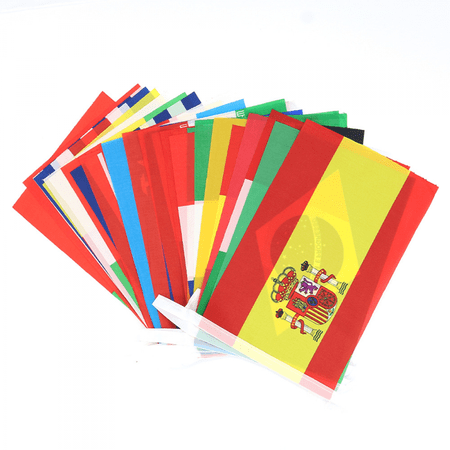 2022 Flag Bunting, 32 Countries Flag Bunting, Qatar 2022 World Cup Flag ...