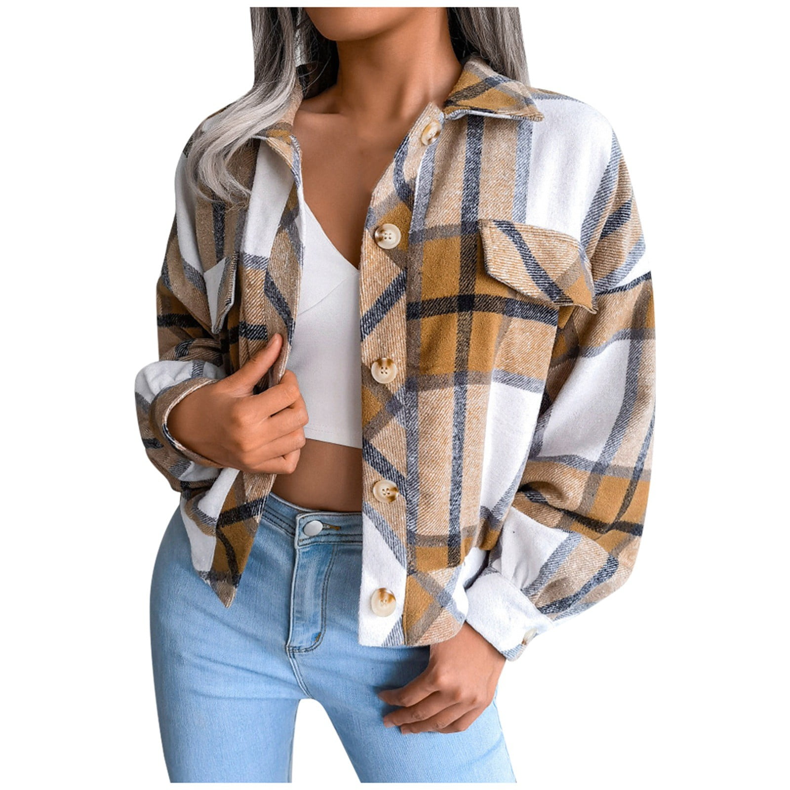 Click here for Linyuppp Ladies Casual Wool Coat Jacket Winter Out... prices