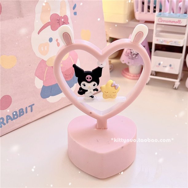 Sanrioed Kuromi Hello Kitty Melody Pochacco Kawaii Lamp Cartoon Anime ...