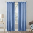 Cinvoph 1pcs Satin Curtains for Living Room Bedroom Light Blocking ...