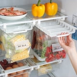 Jierger Refrigerator Storage Bag Storage Rack Kitchen Retractable ...