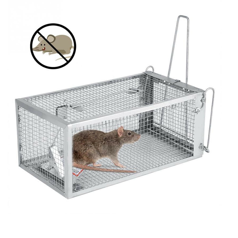 USA Mouse Trap Rat Trap Rodent Trap Live Catch Cage, Easy to Set Up and ...