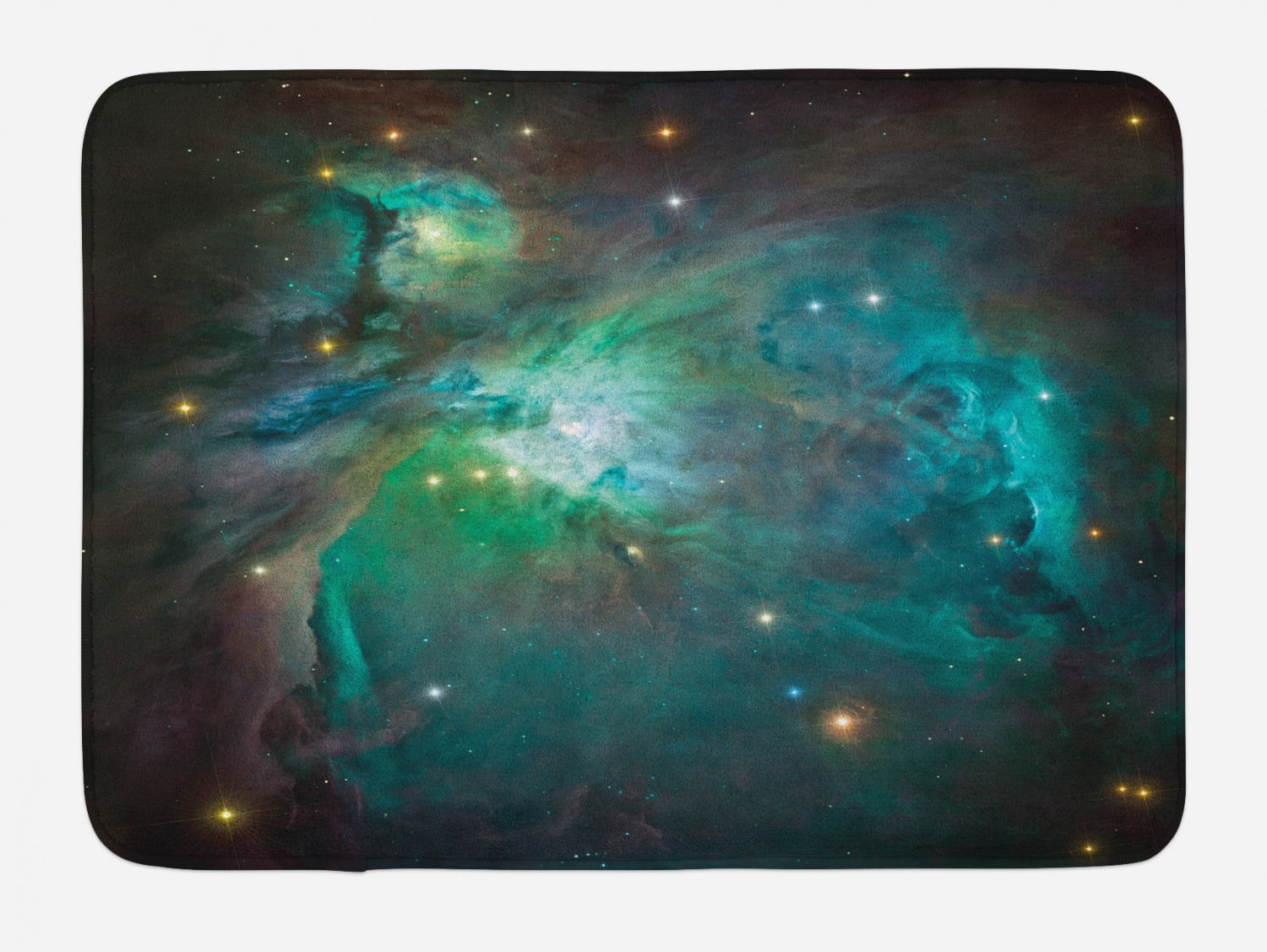 Space Bath Mat, Majestic Orion Nebula Dust Cloud Celestial Energy ...