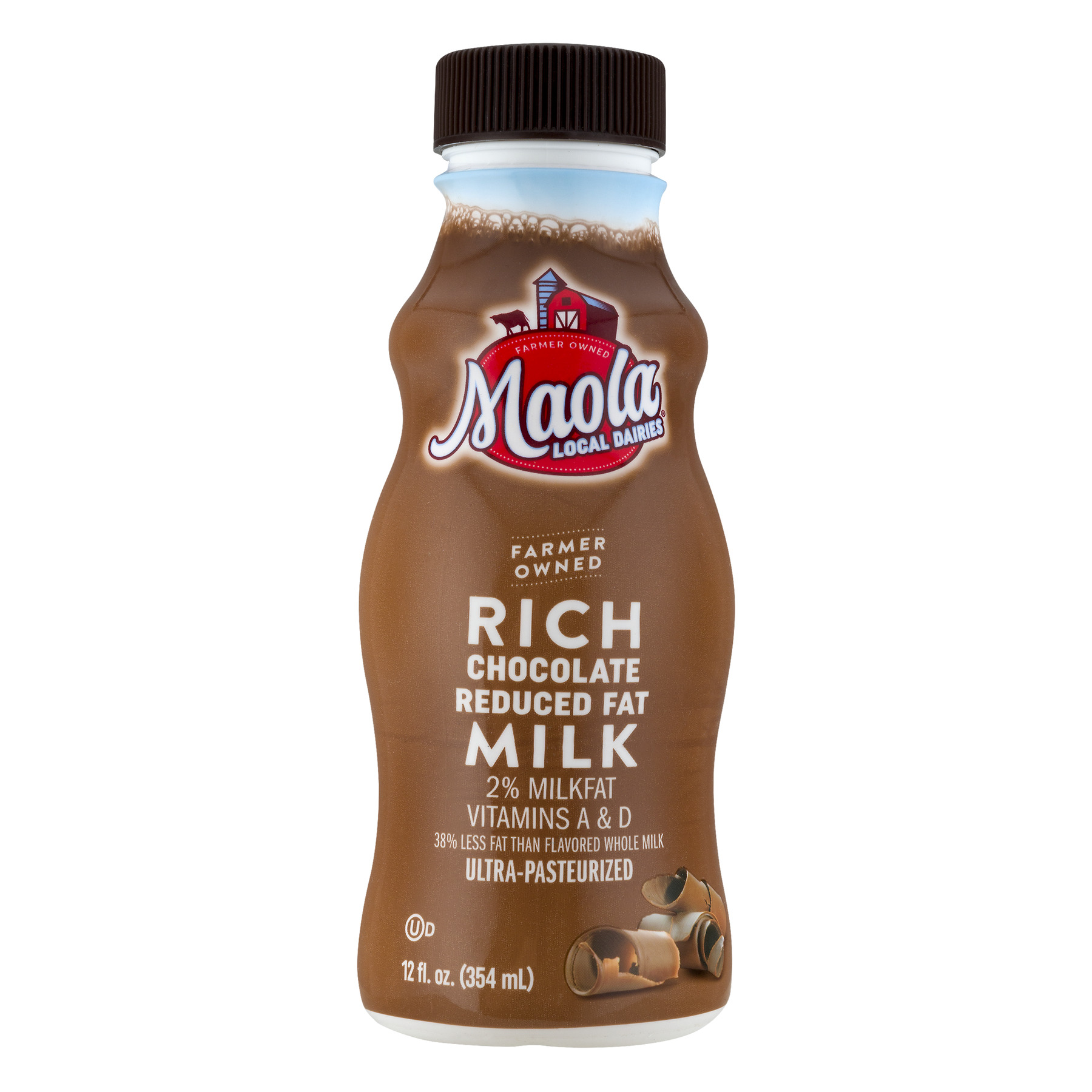 Maola Milk Rich Chocolate Reduced Fat, 12.0 FL OZ - Walmart.com
