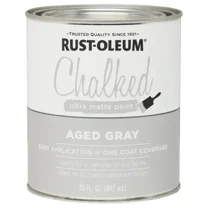 Rust-Oleum Ultra Matte Interior Chalked Paint, Country Gray, 30 oz ...