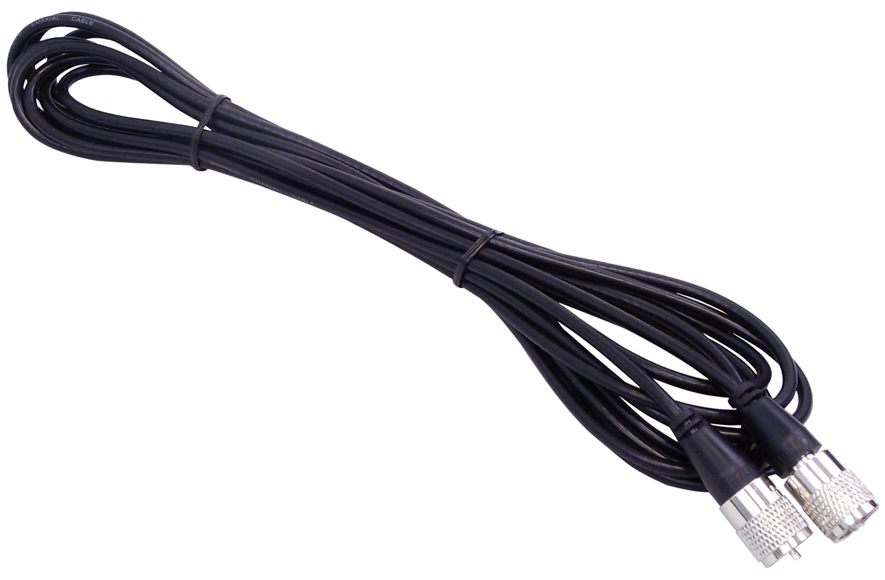 Kalibur KPP18-B 18 ft. RG58A-U Coax Cable Assembly with Molded PL259 ...