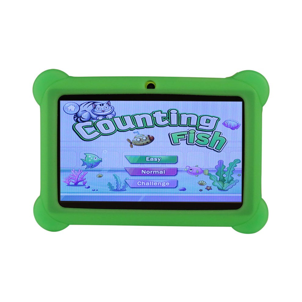 7 inch Children Tablet Q88 512MB+4GB A33 Quad Core 0.3MP Dual Camera ...
