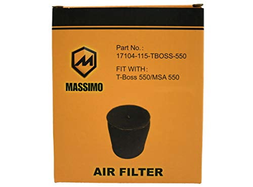 Massimo Air Filter For T-Boss Buck MSU UTV High Flow Washable ...