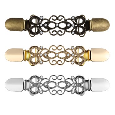 3 Pack Dress Cinch Clips, Tightener Dress Back Cinch Clip(White, Black ...