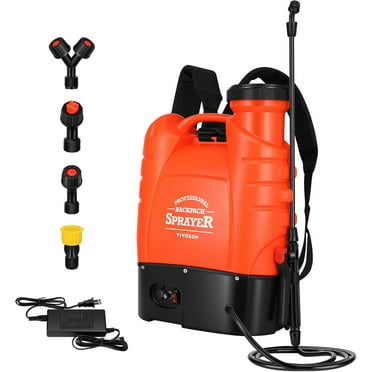 HART 20V 4-Gallon Portable Garden Backpack Pump, Cordless Weed Powered ...