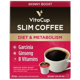 VitaCup Slim Coffee Instant Packets for Skinny Diet & Metabolism, 24 Ct ...
