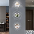 3 Pack Metal Mirrors for Wall Sunburst Wall Mirrors Home Décor ...