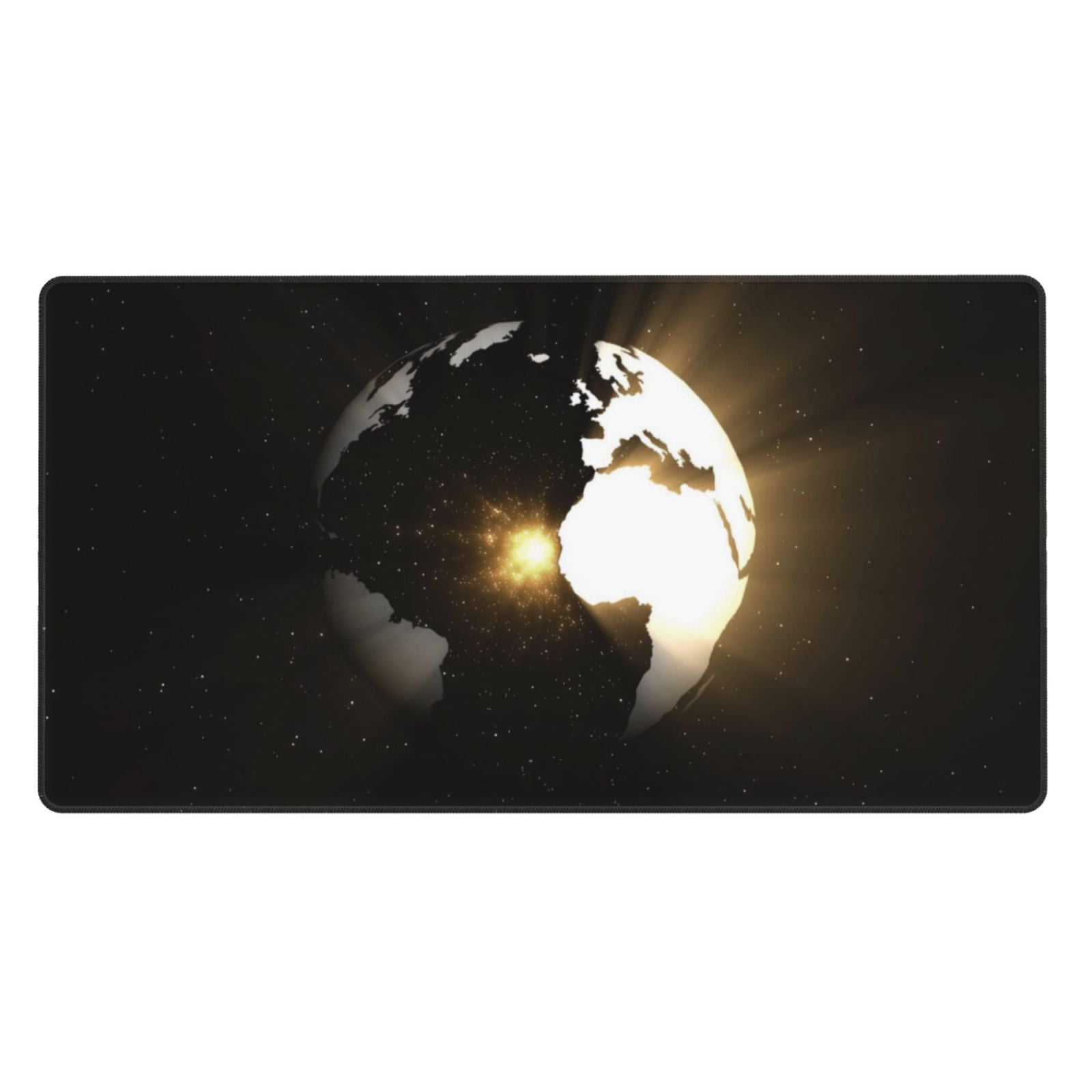 Extra Large Mouse Pad, Earth Globe Planet Space Pattern Desk Mat ...