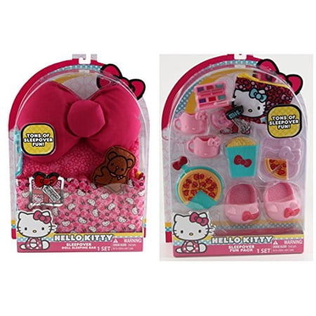 Hello Kitty Sleepover Bundle Fun Pack amp; Doll Sleeping Bag | Walmart ...