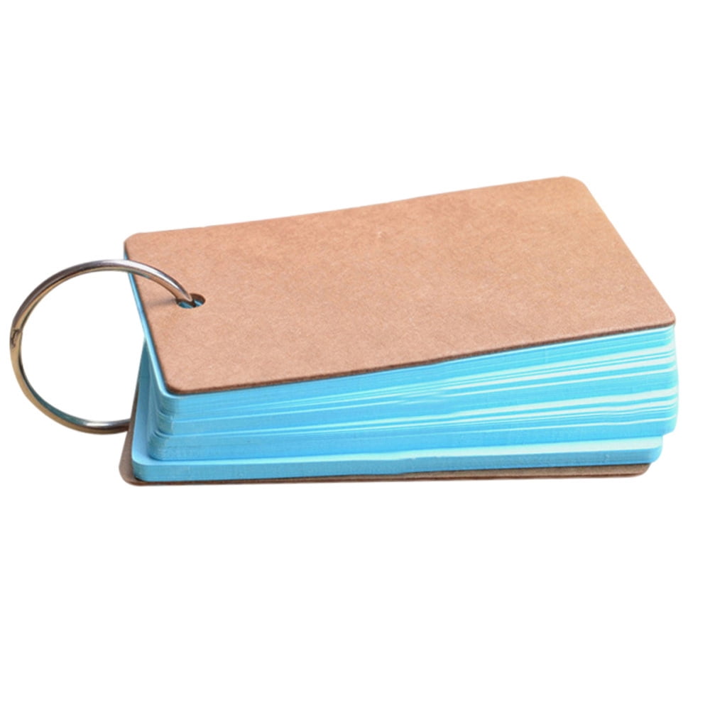 Portable Buckle Binder Notes Flash Cards Memo Pads DIY Blank Card ...