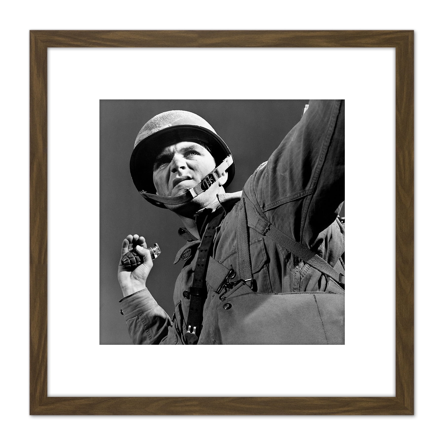 Palmer War WWII USA Grenade Thrower 1942 Photo 8X8 Inch Square Wooden ...