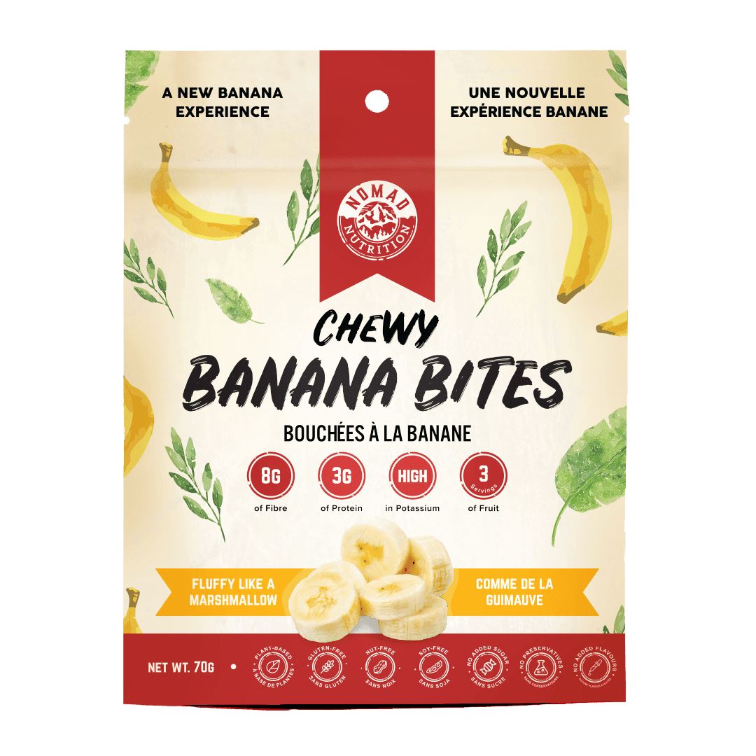Click here for Nomad Nutrition Chewy Banana Bites 2 Pack prices