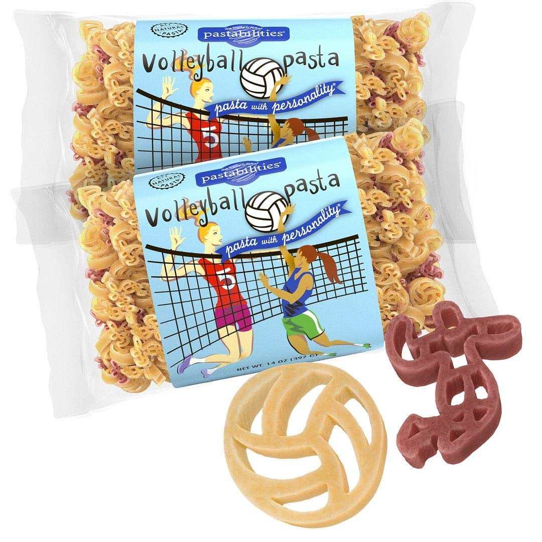 Pastabilities Volleyball Shaped Pasta, Fun Ball and Player Shaped ...
