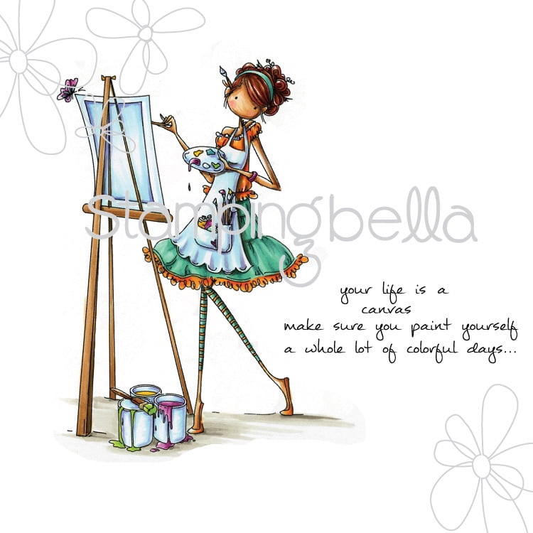 Stamping Bella Cling Stamps-Abigail The Artist - Walmart.com