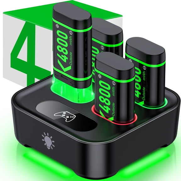 Xbox Play and Charge Kit USB, Rechargeable Battery, Fully Charges in 4 ...