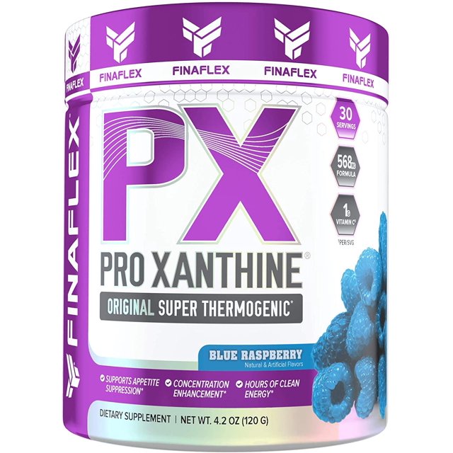 Finaflex PX Pro Xanthine Super Thermogenic Powder (30 Servings, Blue ...