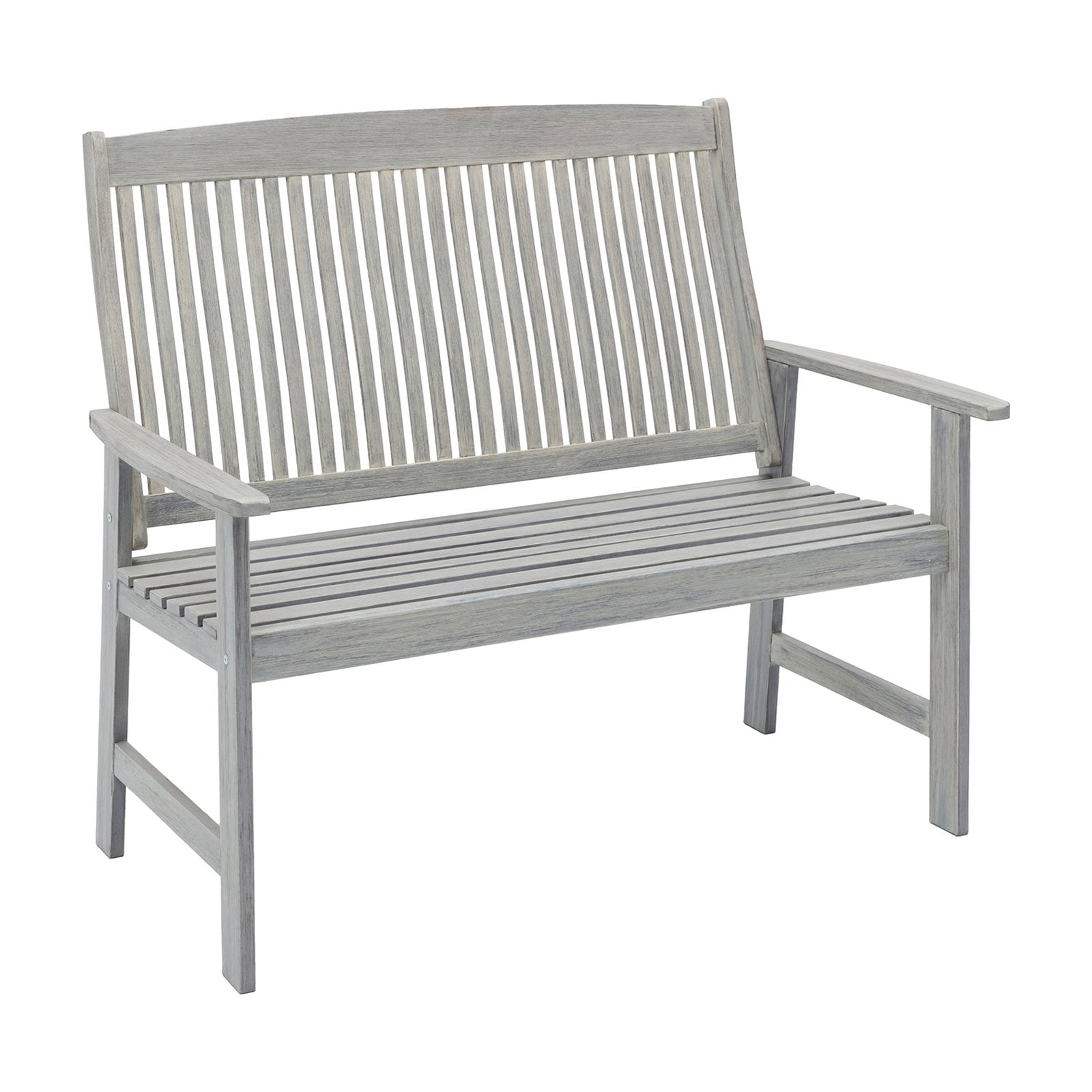 Jack Post 4 ft. Slat Back Wood Garden Bench - Walmart.com