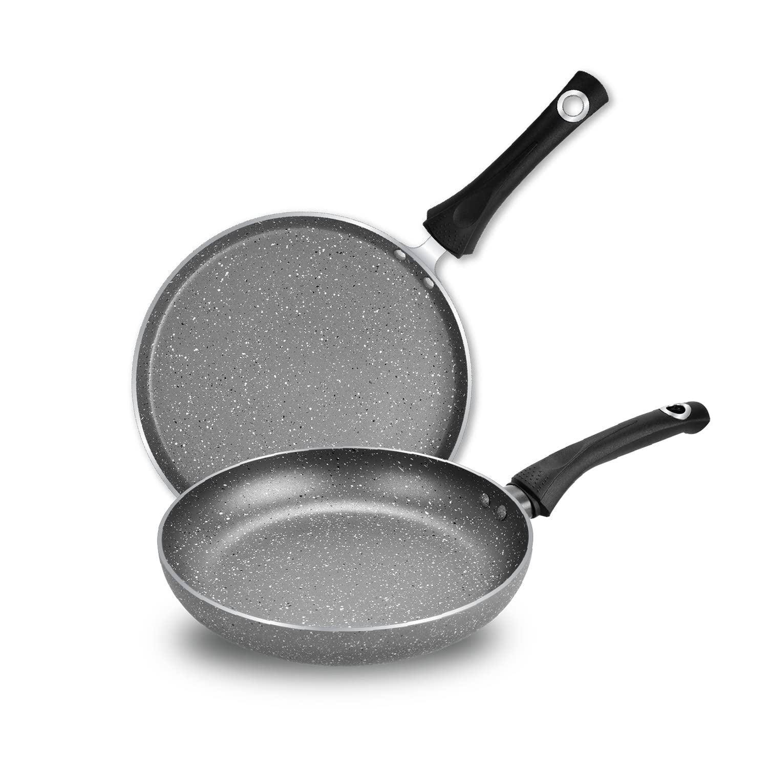 Aluminium Bellini Grey Marble Cookware Set 2pcs - Dosa Tawa 28cm ...
