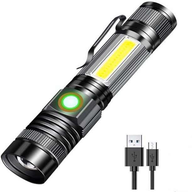 Hongchun LED rechargeable magnetic flashlight waterproof outdoor ...