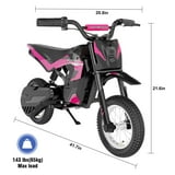 HOVERMAX H12M 24V Electric Dirt Bike, 300W Fast Motor, 12.5MPH Max ...