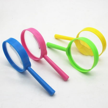 SICED 4 pieces of hand-held magnifying glass for seniors reading ...