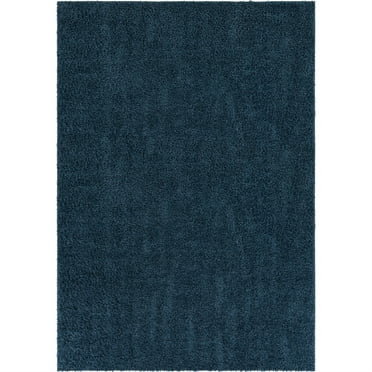 Super Area Rugs, Cozy Plush Solid Yellow Shag Rug , 5' X 8' - Walmart.com