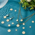 40Pcs 4 Style Ion Plating(IP) 304 Stainless Steel Charms Textured Flat ...