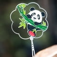Chinese Metal Bookmarks with Pendants Cartoon Reading Cute Panda for ...