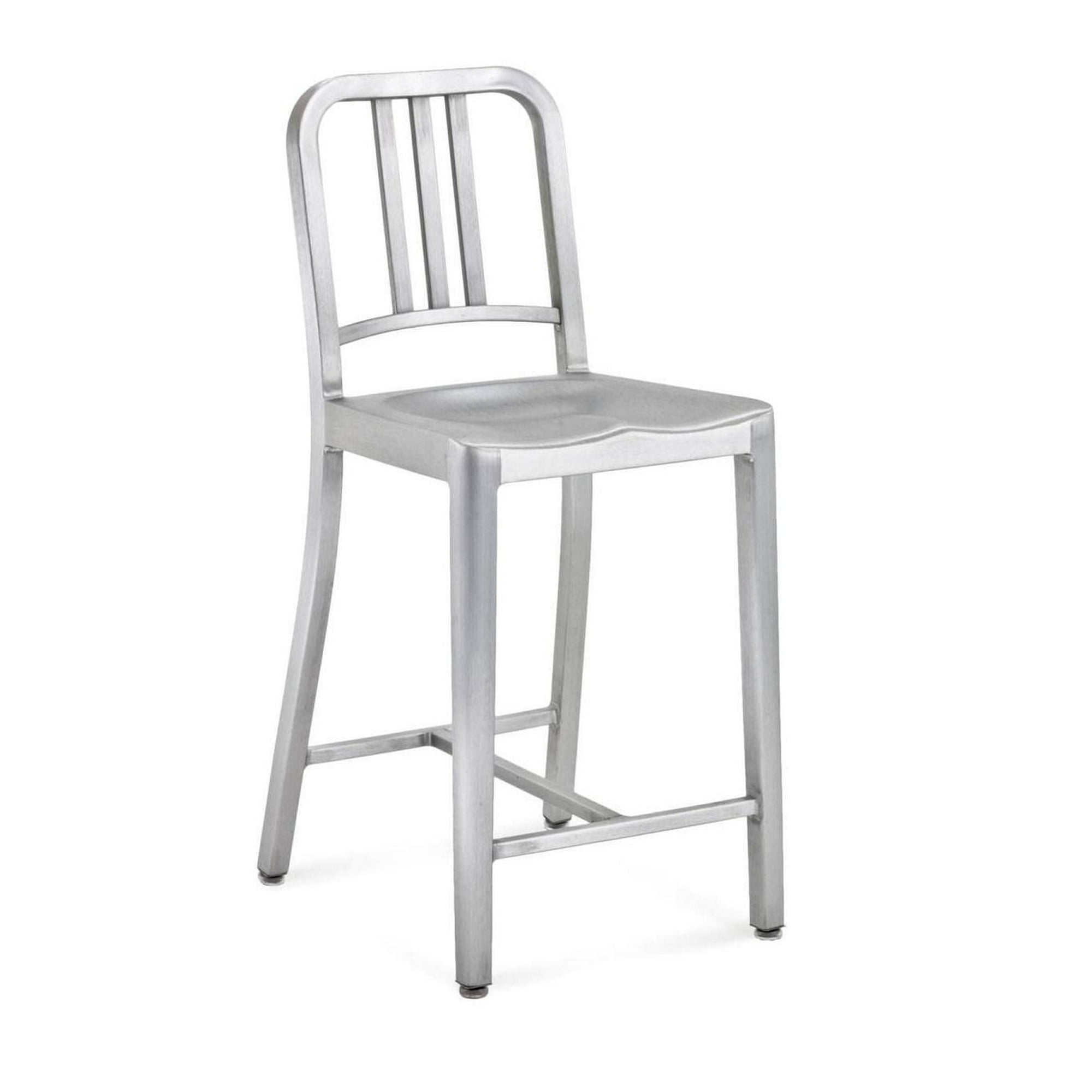 Click here for Plata Décor Import Inc Navy Stool 26 In Brushed prices