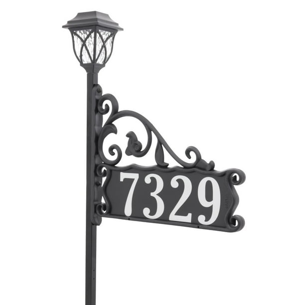 Address America USA Handcrafted, Double-Sided Reflective Boardwalk ...
