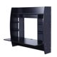 Ktaxon Black Wall Mounted Floating Office Computer Desk Table Storage ...