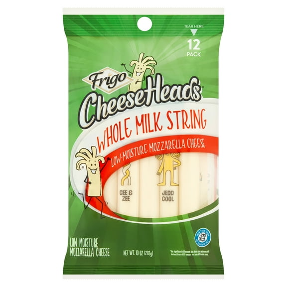 Frigo® Cheese Heads® Original Mozzarella String Cheese Snacks, 24 oz ...