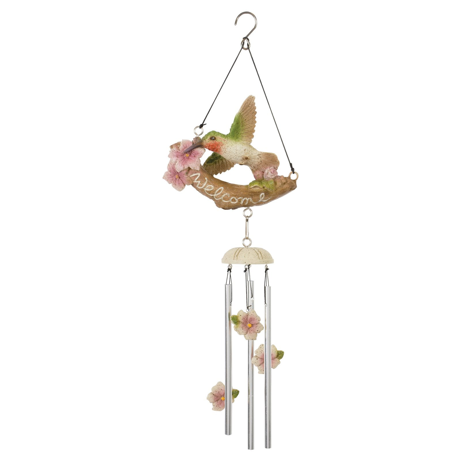 Carson Home Accents Hummingbird 15.25 in. Garden Wind Chime - Walmart.com