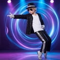 UYYX Boys Size 10 Clothes Kids' Retro Stage Outfit Set Sequin Pants ...