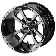 Fairway Alloys Aluminum Rim FA119 AGGRESSOR 12X7in Machined Gloss Black ...