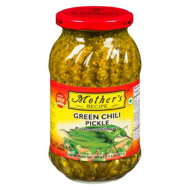 Cornichon au piment vert Mother's Recipe 500 g - Walmart.ca