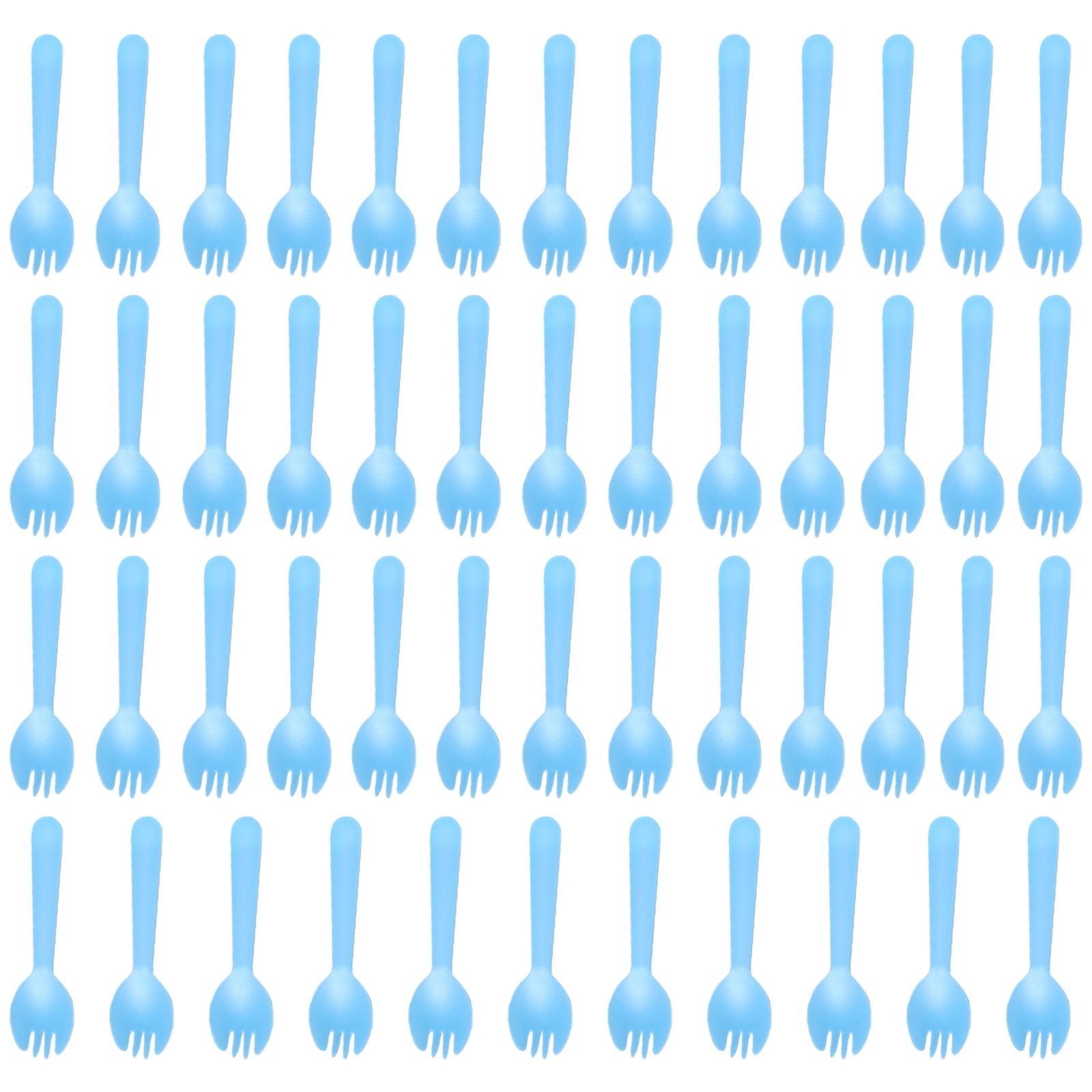 100pcs Mini Dessert Spoons Multipurpose Disposable Plastic Spoon Party ...