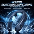 Neck Fan Cold Air Conditioner,Portable Bladeless Cooling Plate,Wearable ...