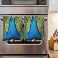3 Pack Animal Green Kitchen Towels Peacock Decorative Dish Towel Sets ...
