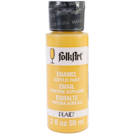 FolkArt Enamel Paint 2oz-School Bus Yellow - Walmart.com