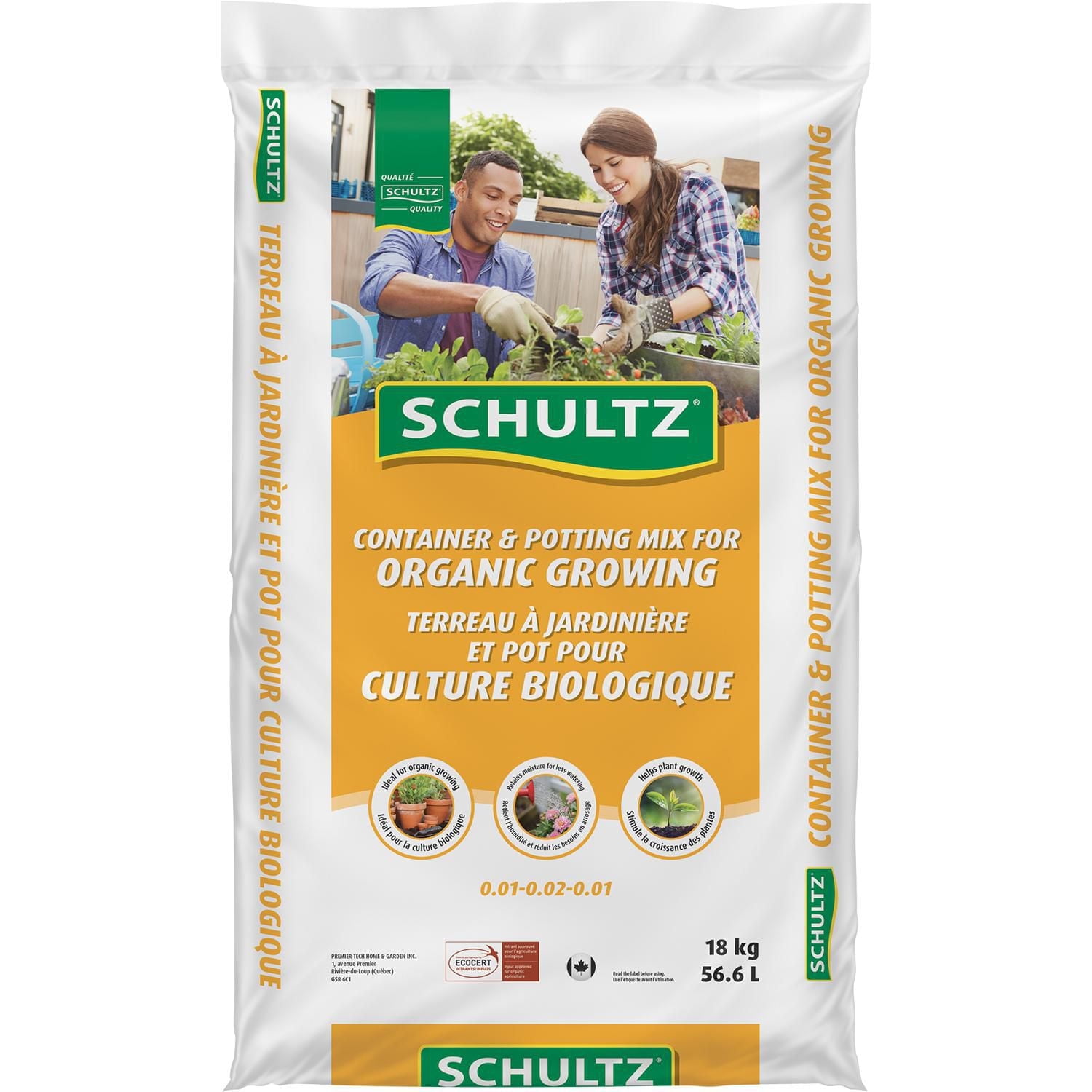 Click here for Schultz Sch Org Container Potting Soil Mix 56.6-L prices