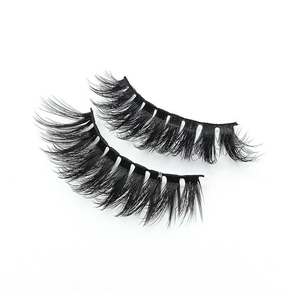 10Pairs False Eyelash Natural 3D Fluffy Eyelash Extensions Soft Wispy ...