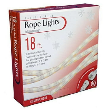 18 ft. Purple Rope Light Kit, 216 Incandescent Lights, Ready-to-Install ...