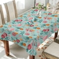 60x120in Square Printed Tablecloth Easy-Care Decorative Table Cloth for ...